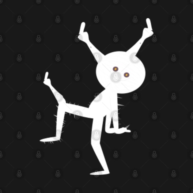 funny middle finger cartoon finger flipping off the bird go away ...