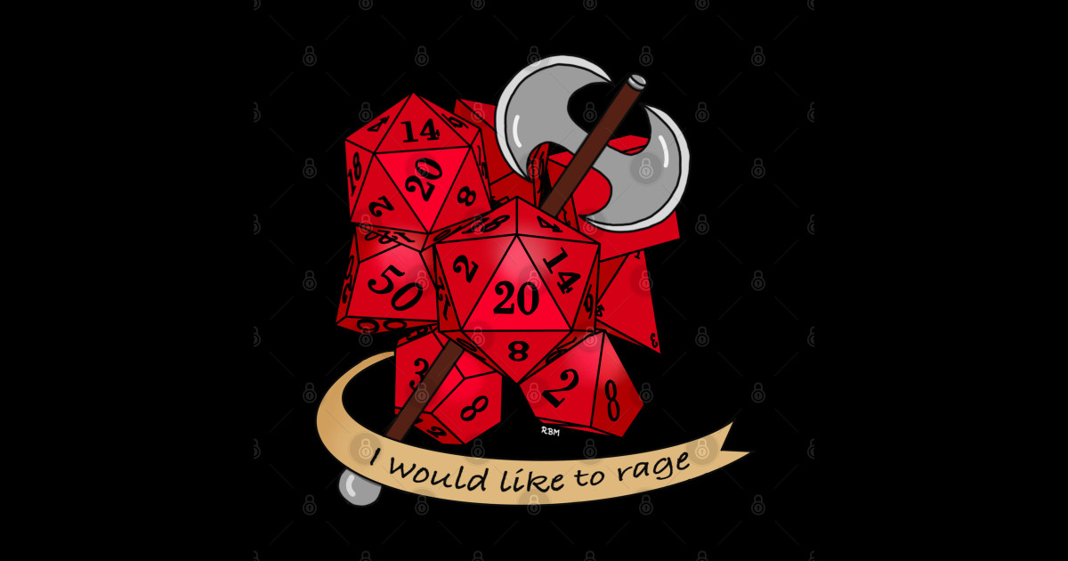 Dungeons and Dragons Barbarian - Dungeons And Dragons - Sticker | TeePublic