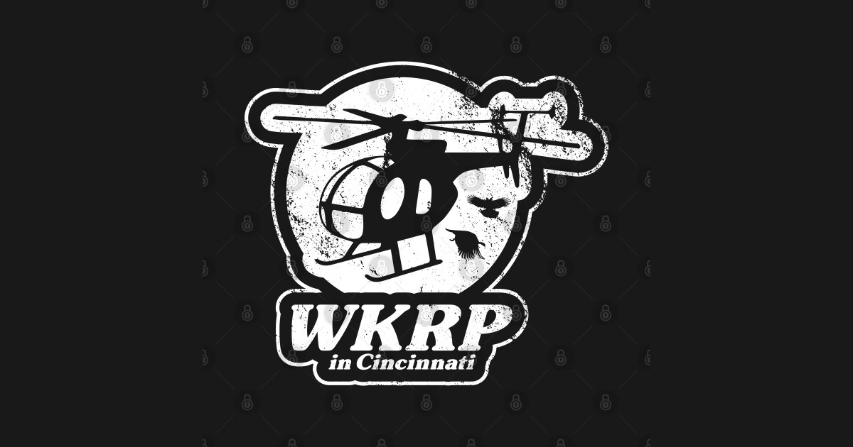 WKRP Helicopter Logo - Wkrp Helicopter Logo - T-Shirt | TeePublic
