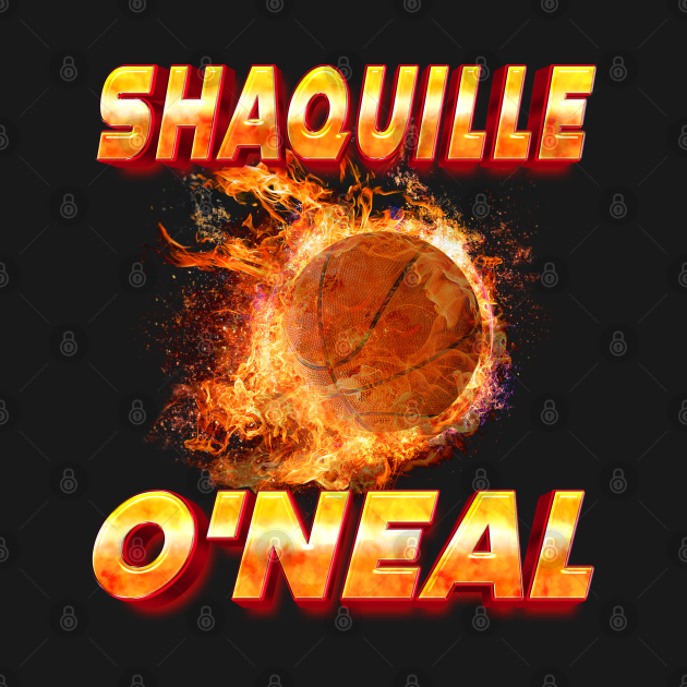 Graphic Sports Shaquille Personalized Name Basketball Vintage Styles ...