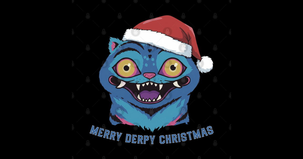 Merry Derpy Christmas Kpop Demon Hunters Derpy the Tiger M9262 - Kpop ...