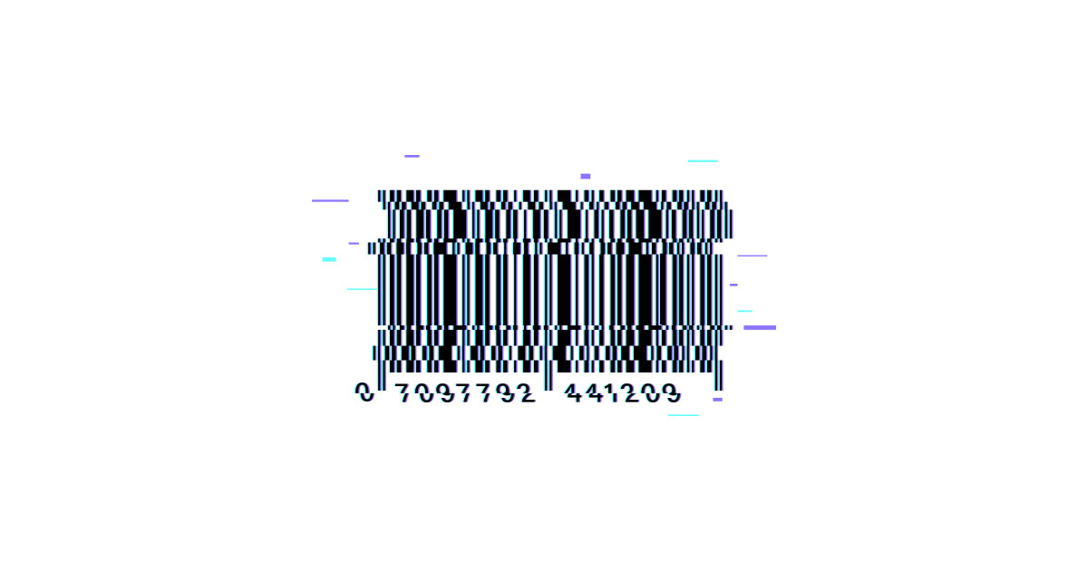 Barcode Glitch Art - Digital Decay - T-Shirt | TeePublic