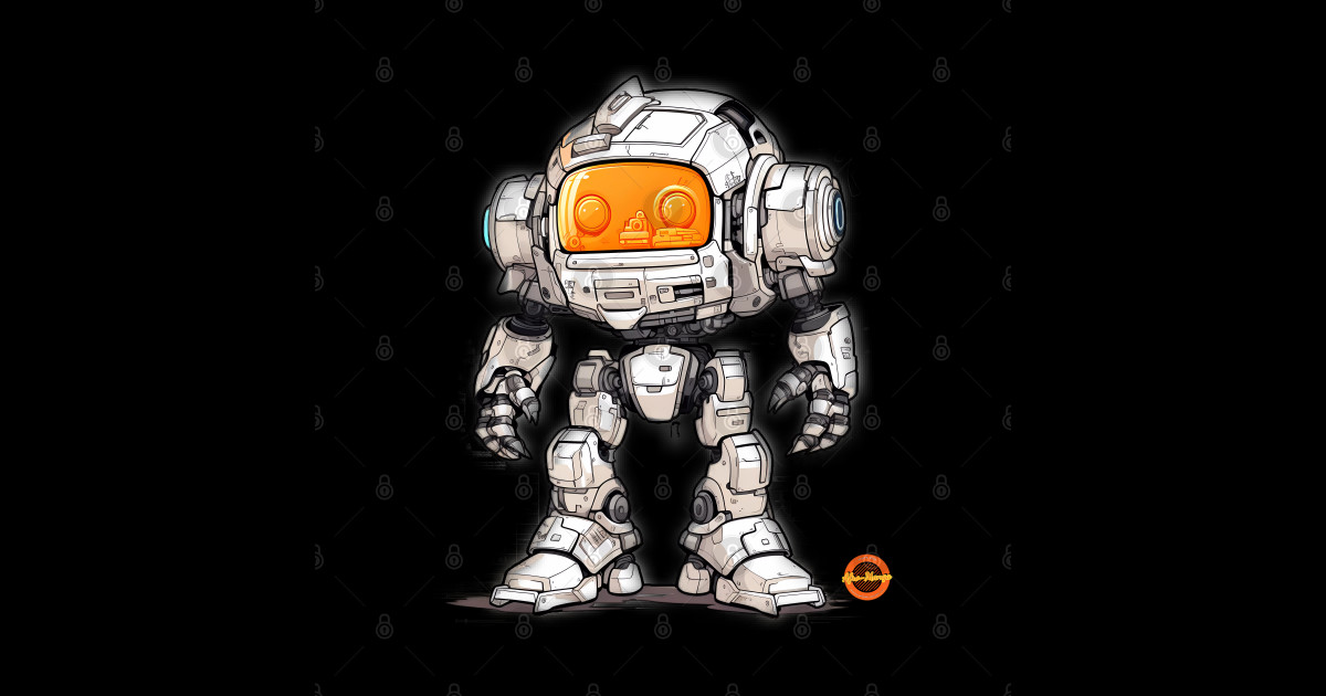Mini Mecha Variant - Mecha - Sticker | TeePublic