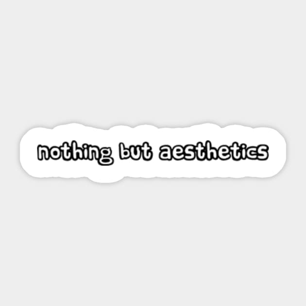 Nothing But Aesthetics - Nba - Sticker | TeePublic