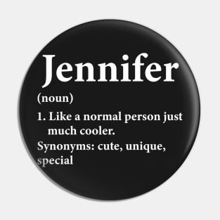 Jennifer Name Definition Funny Personal Pins and Buttons for Sale ...