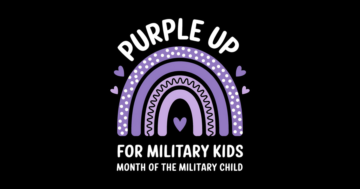 Purple up for Military Kids Month of the Military Child - Military ...