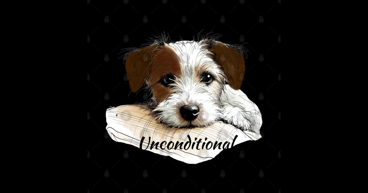 Unconditional - Terrier - Terrier Unconditional - Sticker | TeePublic