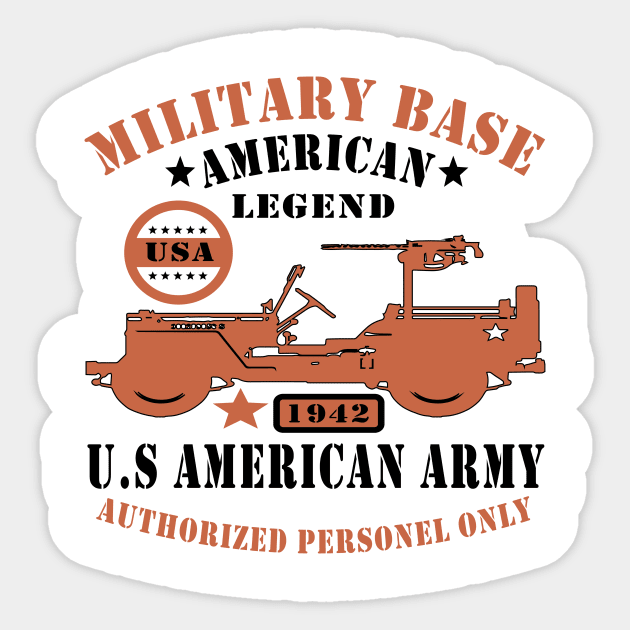 military base - Military - Sticker | TeePublic