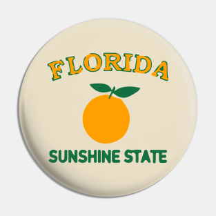 Florida Usa State Map Pins and Buttons for Sale | TeePublic