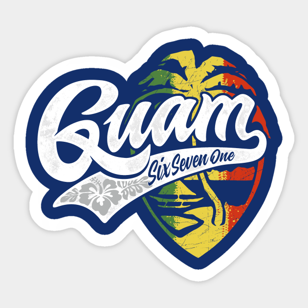 Guam Seal 671 Guamanian Pride - Guam - Sticker | TeePublic