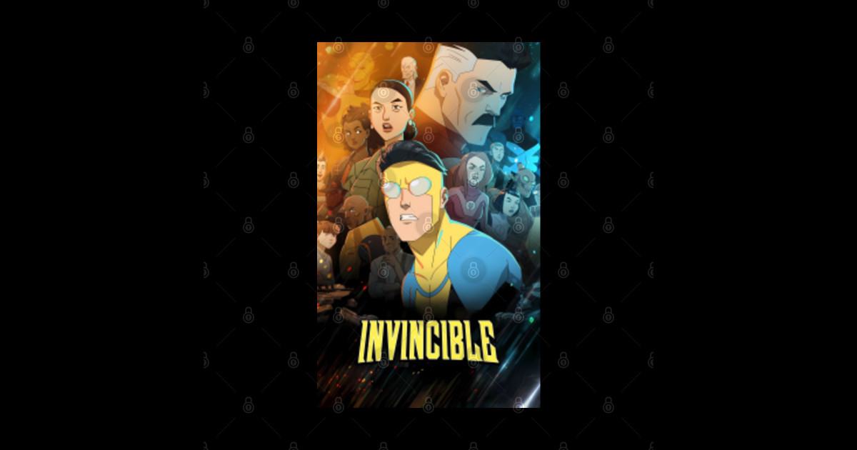 Invincible Poster 8 - Invincible - Sticker | TeePublic