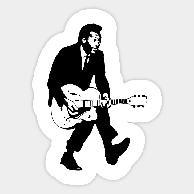 Chuck Berry - Chuck Berry - Sticker | TeePublic