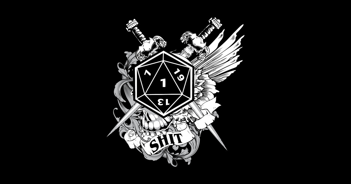 Shit D20 Nat1 Critical Fail - Dnd - Magnet | TeePublic