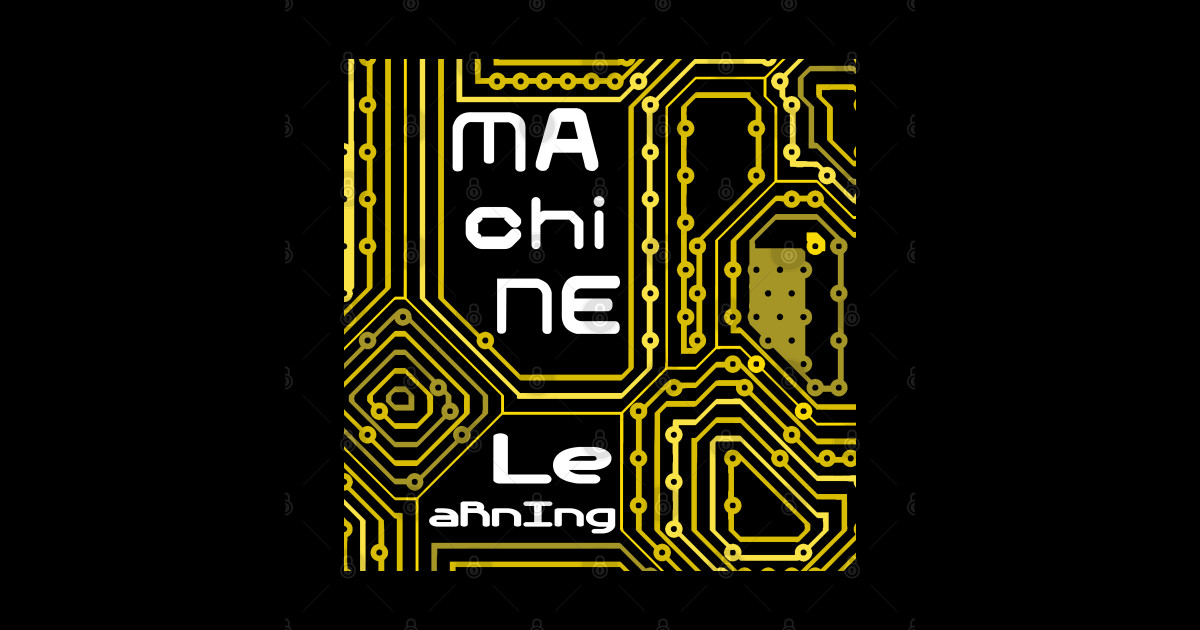 Machine Learning Circuit Board | Yellow White - Machine Learning ...