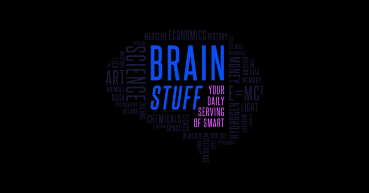 Brain Stuff Calligram v2 - Brain Stuff - Sticker | TeePublic