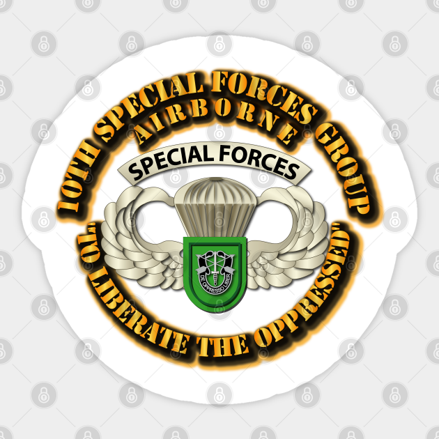 SOF - 10th SFG - Airborne Badge - 10th Special Forces Group United ...