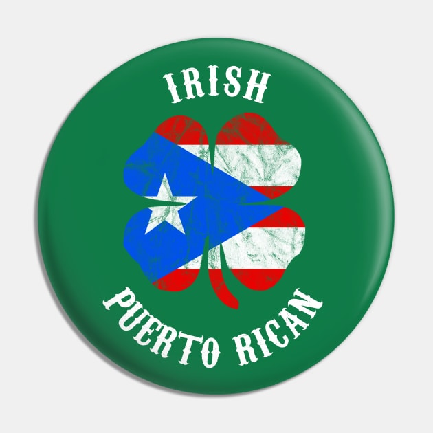 Irish Puerto Rican Pride Shamrock Puerto Rico Flag Boricua St Patricks ...