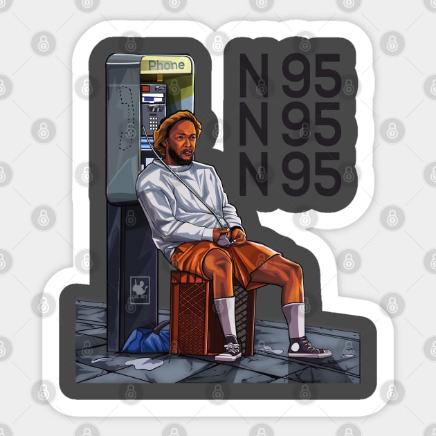 KENDRICK LAMAR Art Design - Kendrick Lamar - Sticker | TeePublic