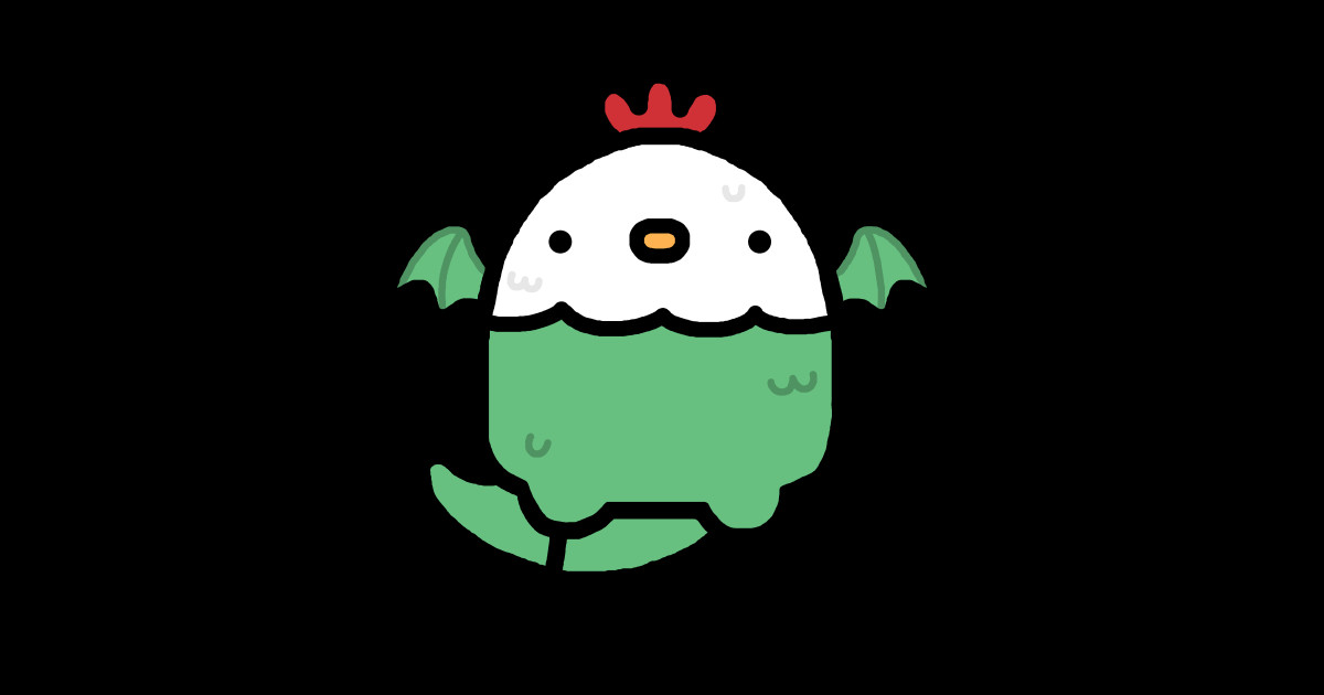 Cute cockatrice cryptid - Cryptid - Sticker | TeePublic