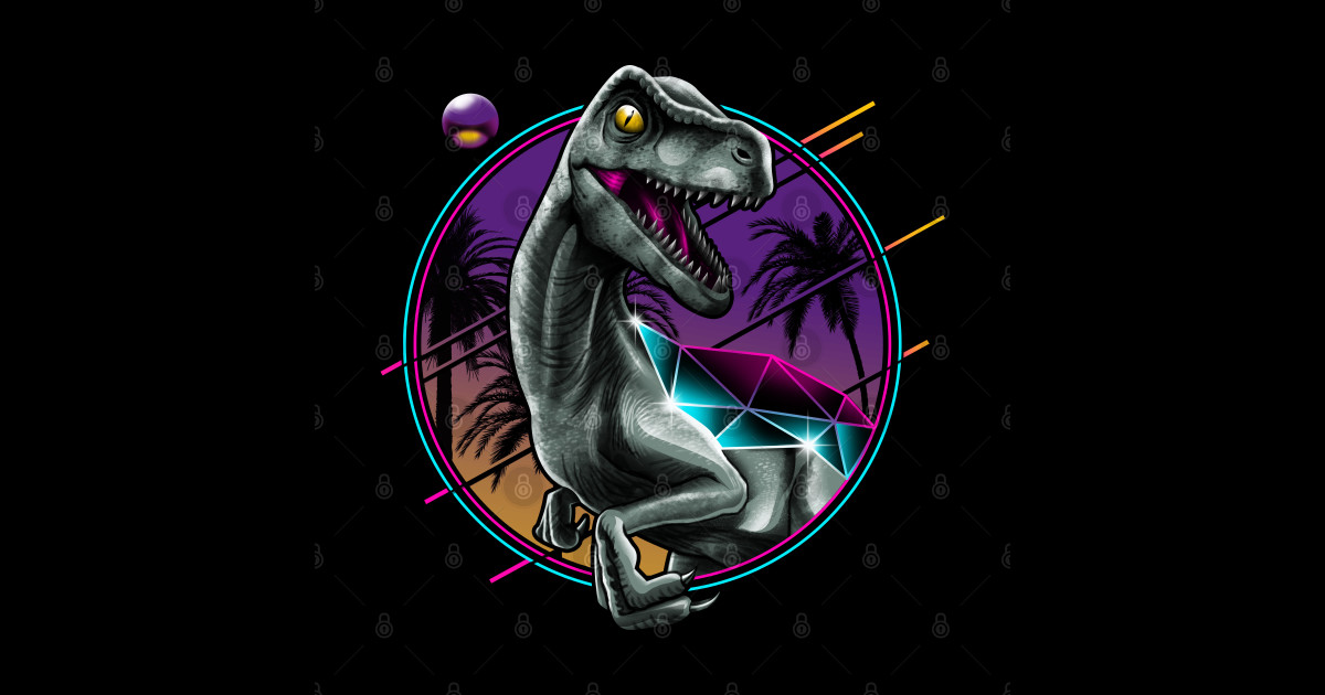 Rad Velociraptor - Raptor - Sticker | TeePublic