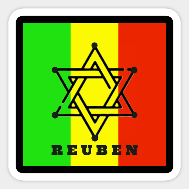 Tribe of Reuben - Rasta - Sticker | TeePublic