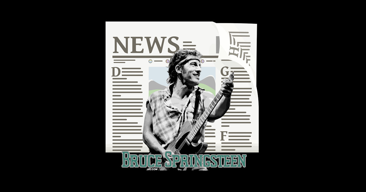 Bruce Springsteen - Bruce Springsteen - Sticker | TeePublic