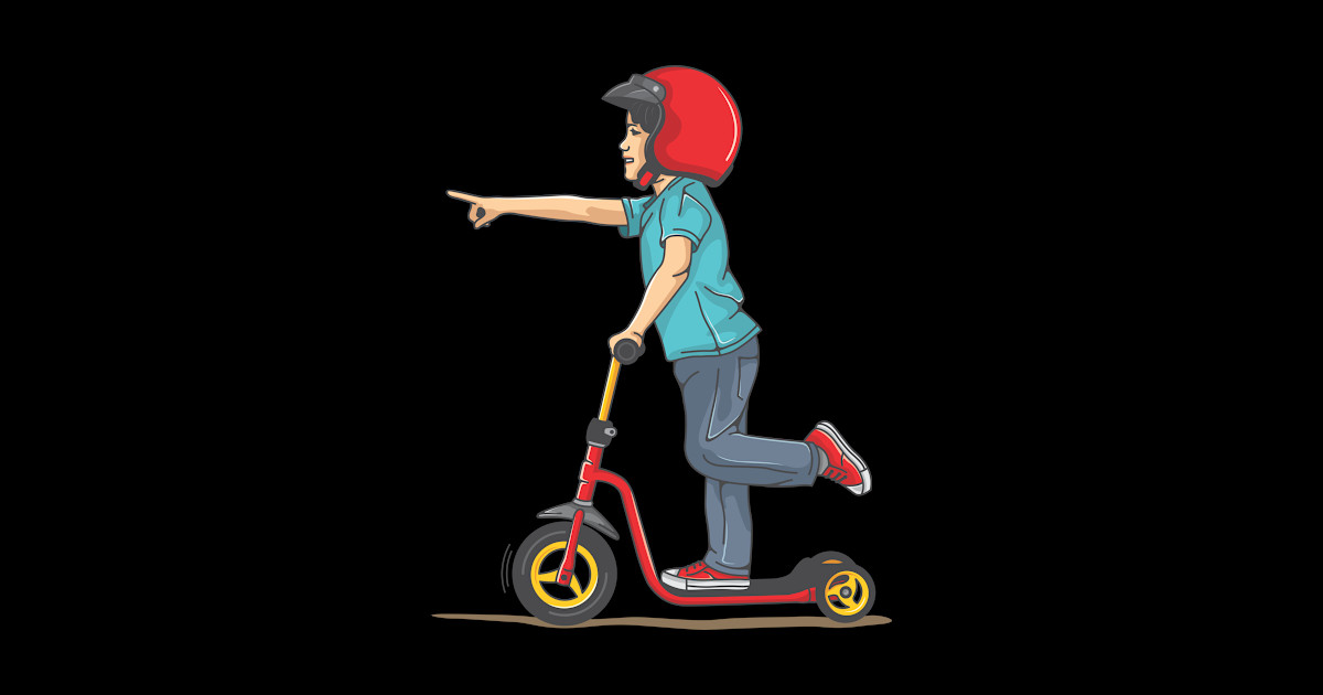 kid ride a push bike - Rider - Sticker | TeePublic