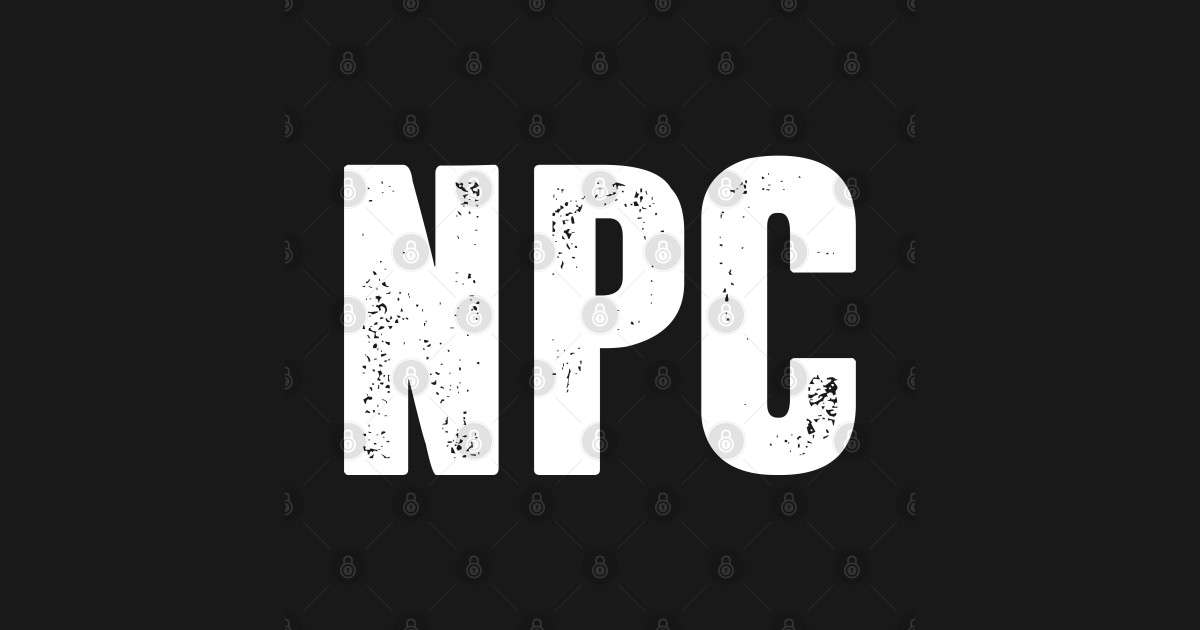 NPC - Non-Playable Character - Video Games - T-Shirt | TeePublic