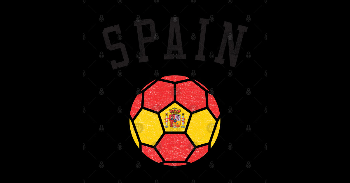 Spain Soccer Team Heritage Flag - Spain Soccer - Posters and Art Prints ...