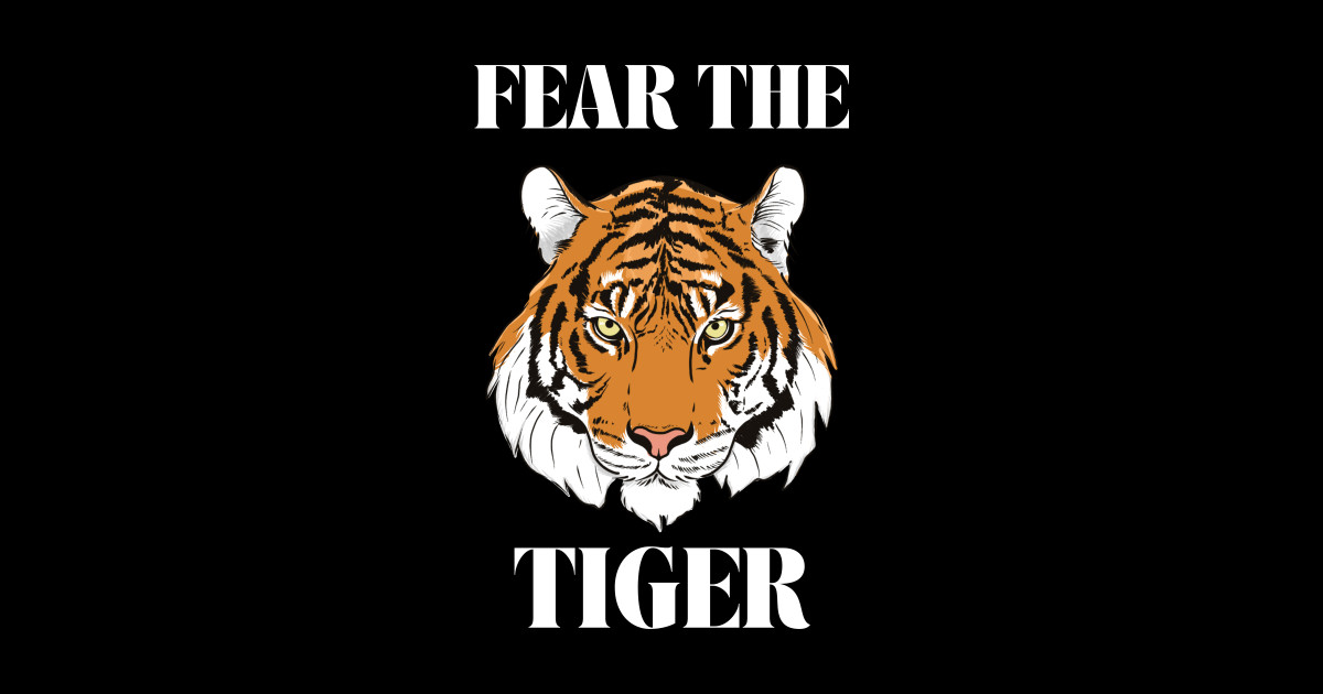 Fear The Tiger - Cincinnati Football Team - Sticker | TeePublic