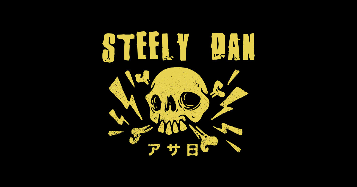 dan red skull - Steely Dan Band - Sticker | TeePublic