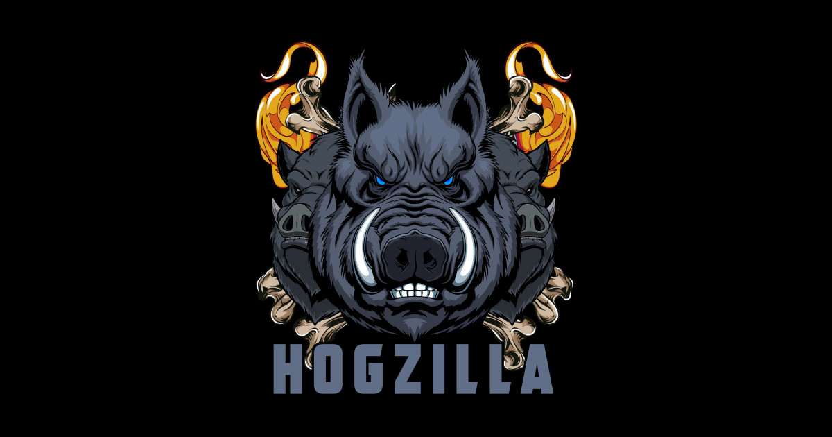 HOGZILLA - Hogzilla - Sticker | TeePublic