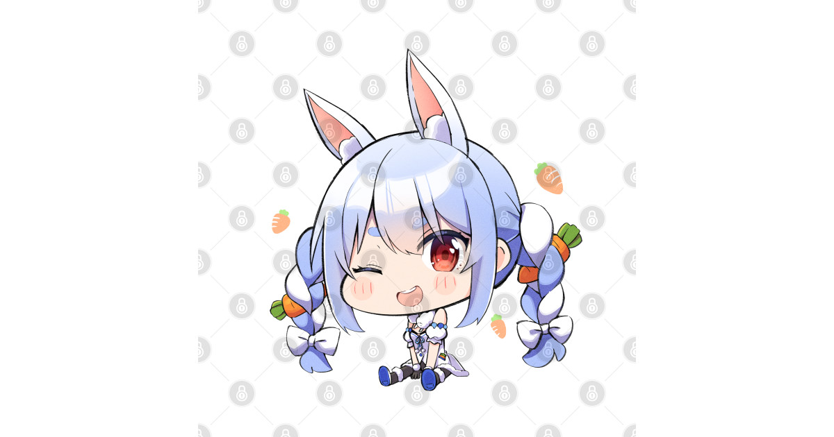 Usada Pekora Chibi - Virtual Youtuber - T-Shirt | TeePublic