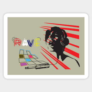 Rave Stickers for Sale | TeePublic