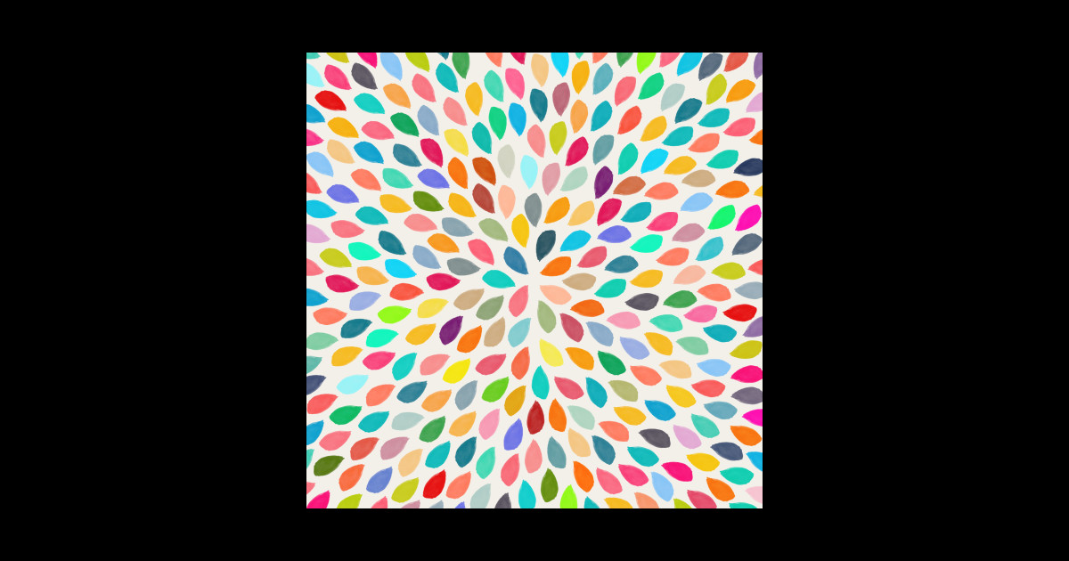 Colourful Abstract Pattern - Abstract - Sticker | TeePublic