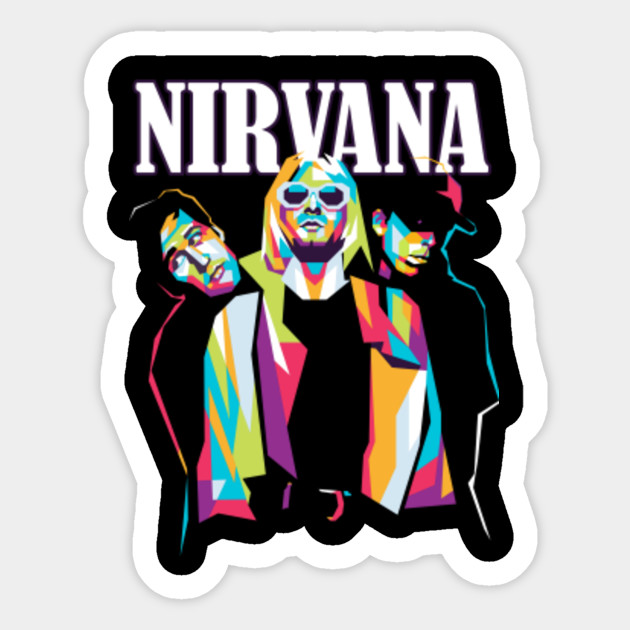Music legend nirvana - Nirvana - Sticker | TeePublic