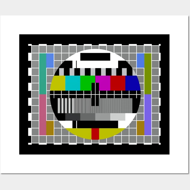 80s British TV Test Card - 80s British Tv Test Card - Posters and Art ...