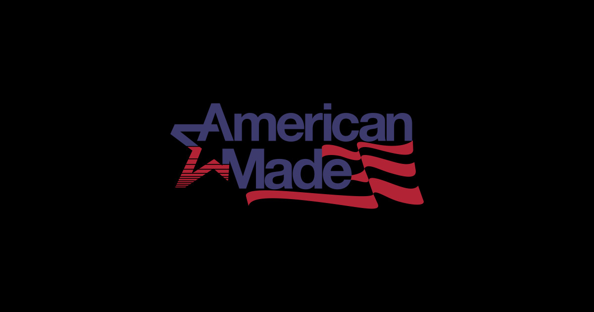 American Made - America - Sticker | TeePublic