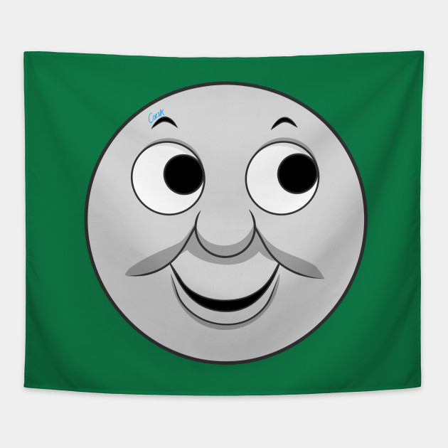 Percy cheeky face - Thomas Tank Engine - Tapestry | TeePublic
