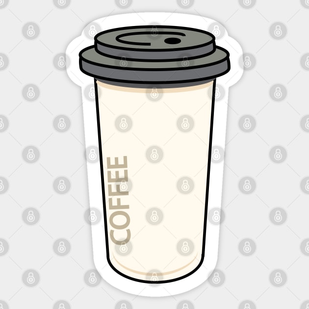 Cute coffee cup - Coffee Lover Gift - Sticker | TeePublic