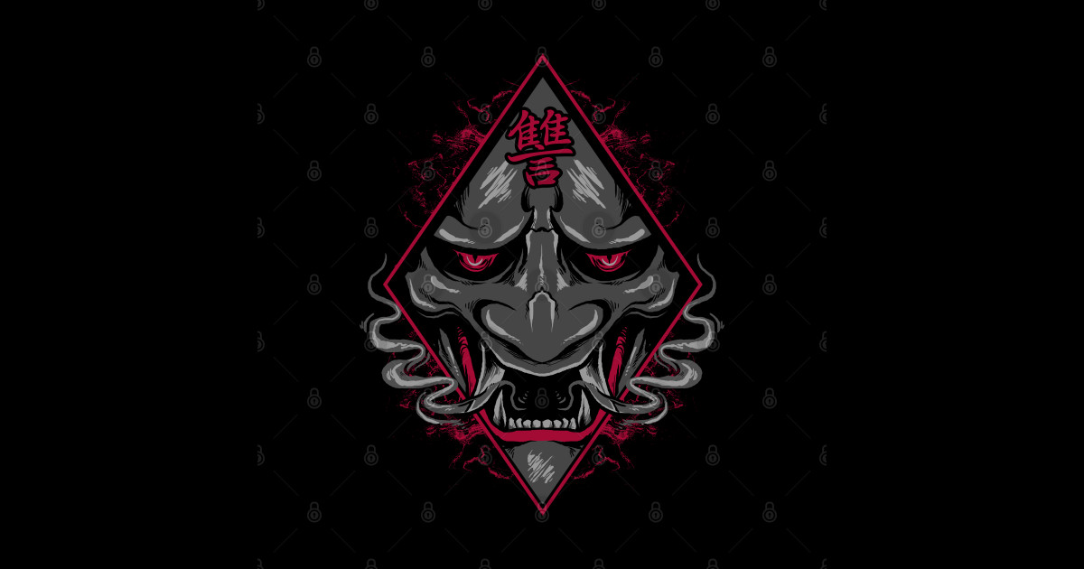 revenge - Mask Design - Sticker | TeePublic
