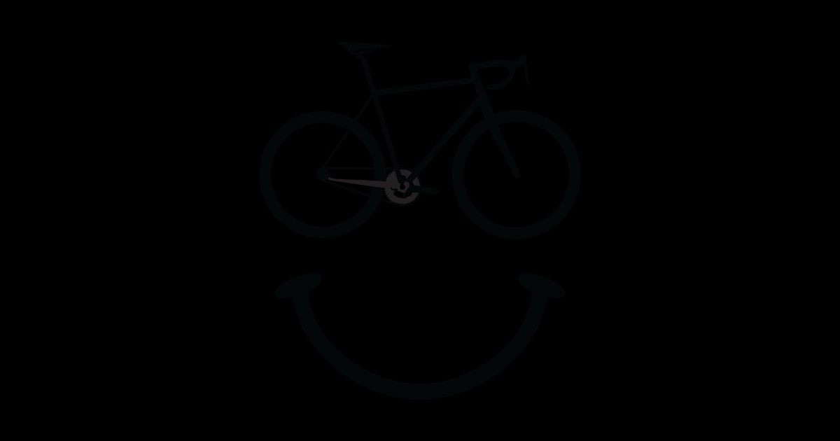 Bicycle Smiley Face - Ride - Magnet | TeePublic