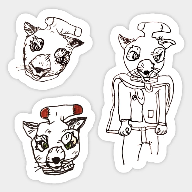 Fantastic Mr. doodles! - Fantastic Mr Fox - Sticker | TeePublic