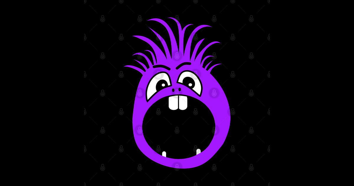 Purple Screaming Head - Funny - Tank Top | TeePublic