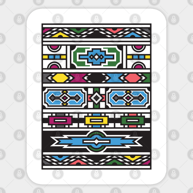 ndebele huts patterns