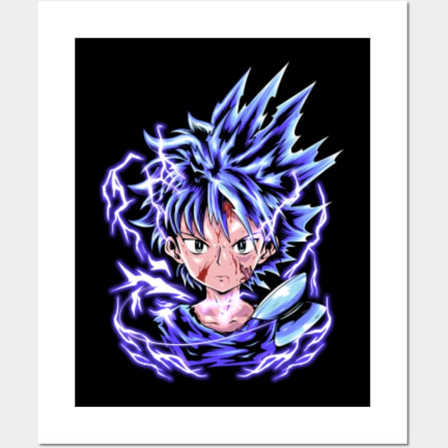 Killua Zoldyck Power Up - Killua Zoldyck - Posters and Art Prints ...
