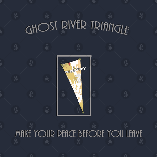 Ghost River Triangle map - Wynonna Earp - T-Shirt | TeePublic