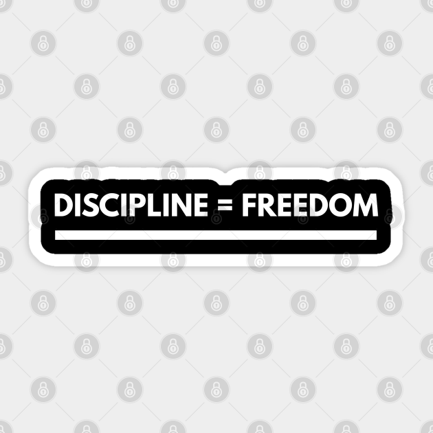 Discipline = Freedom - Motivational Calligraphy Art. - Discipline ...