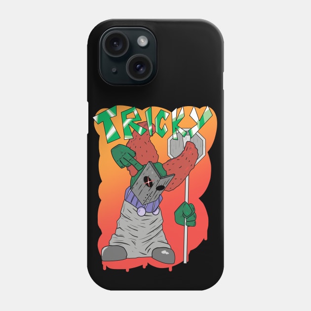 another Tricky fnf mod character graffiti - Fnf Tricky - Phone Case ...