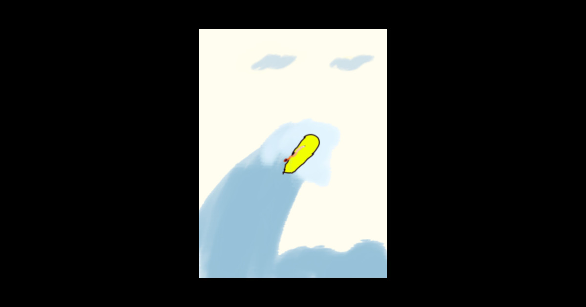 snake surfing - Surf - Sticker | TeePublic